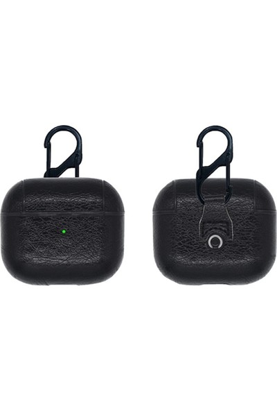 Bilişim Aksesuar Airpods 3. Nesil Ile Uyumlu Deri Görünümlü Darbe Emici Çengelli Kılıf Bilişim Aksesuar Airpods 3. Nesil Ile Uyumlu Deri Görünümlü Darbe Emici Çengelli Kılıf