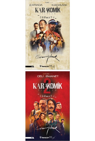 İnkılap Kitabevi Karakomik Filmler 1 - 2 Kitap Seti İnkılap Kitabevi Karakomik Filmler 1 - 2 Kitap Seti