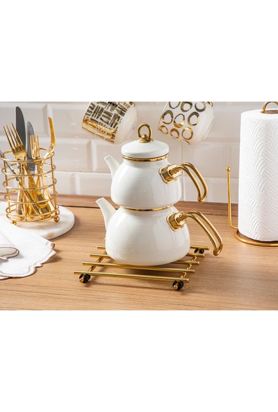 English Home Charming Metal Nihale 20X20 cm Gold