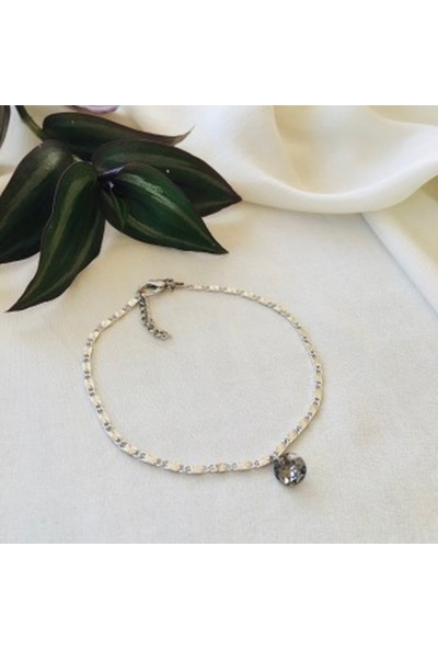 Swarovski Silver Zincir Halhal