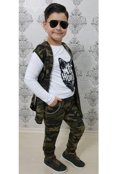 Bebişlerbutik Kamuflaj Takım