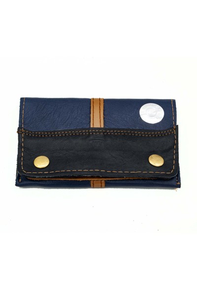 Mobile Çarşı El Yapımı Deri Tütün Kesesi