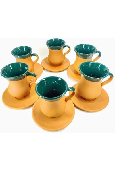 Çömlek Diyarı Kulplu Çay Fincanı