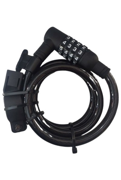 Tonyon Halat Kilit Dolamalı 4 Şifre 12X120CM Tonyon Tonyon Halat Kilit Dolamalı 4 Şifre 12X120CM Tonyon