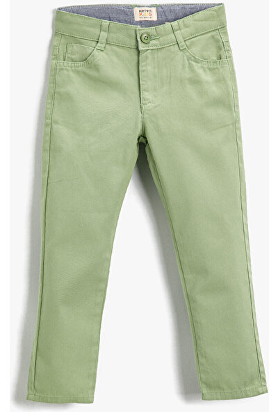 Koton Basic Dokuma Pantolon Pamuklu