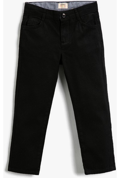 Koton Basic Dokuma Pantolon Pamuklu