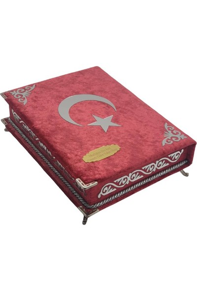 Değerli Hediyeler Orta Boy Reşal Ayaklı Kutu Kuran, Namaz Başörtüsü, Tesbih,ayraç Seti Hediyesi Ayyıldız Değerli Hediyeler Orta Boy Reşal Ayaklı Kutu Kuran, Namaz Başörtüsü, Tesbih,ayraç Seti Hediyesi Ayyıldız