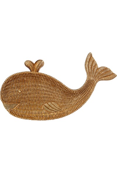 Karaca Nova Whale Dekoratif Tabak 41,5X21 cm