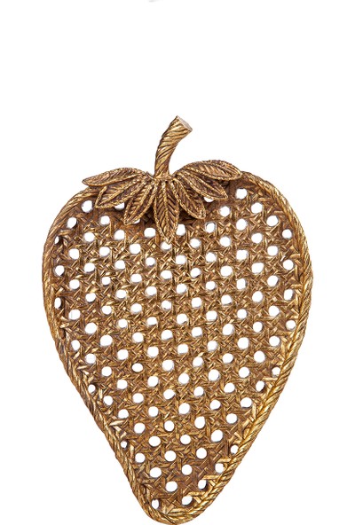 Karaca Nova Çilek Dekoratif Tabak 23X15 cm Karaca Nova Çilek Dekoratif Tabak 23X15 cm