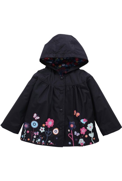 Nanstore Çocuk Rüzgar Su Geçirmez Yağmurluk Trençkot