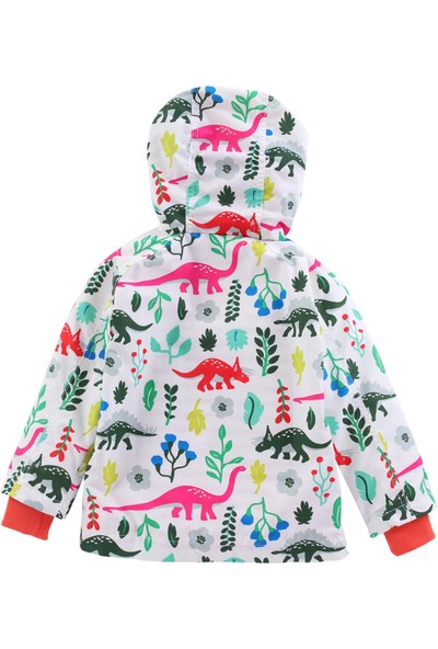 Nanstore Kapüşonlu Karikatür Desenli Çocuk Yağmurluk