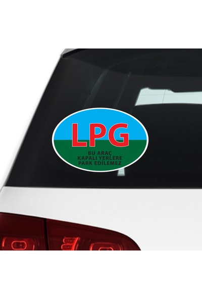 Dizayn All Araba Lpg Sticker Etiket