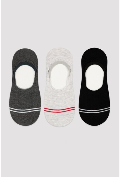 Penti Erkek Tripple Circle 3lü Görünmez Çorap Penti Erkek Tripple Circle 3lü Görünmez Çorap