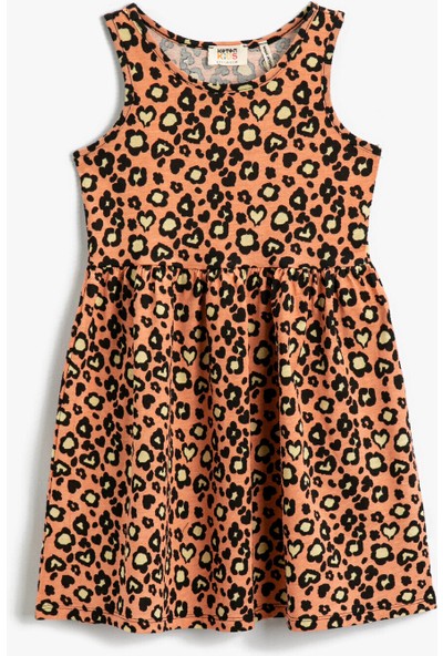 Koton Bisiklet Yaka Normal Kalıp Desenli Çok Renkli Kız Çocuk Elbise - 2YKG87822OK Koton Bisiklet Yaka Normal Kalıp Desenli Çok Renkli Kız Çocuk Elbise - 2YKG87822OK