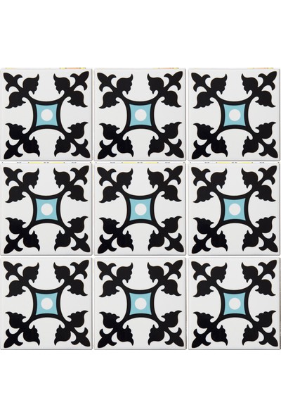 Can Seramik 10x10 cm Cç-71 Kütahya Çini Karo 5'li 1 Paket Can Seramik 10x10 cm Cç-71 Kütahya Çini Karo 5'li 1 Paket