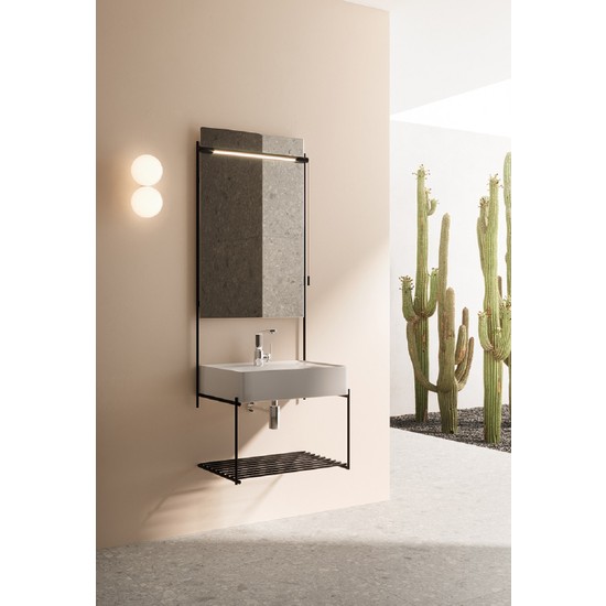 VitrA Equal 64082 Lavabo Ünitesi, 60 cm, Raflı, Beyaz Fiyatı
