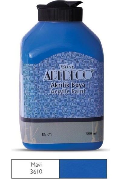 Artdeco Akrilik Boya 500ml Mavi Artdeco Akrilik Boya 500ml Mavi