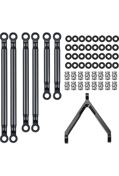 Shuai Yan Eksenel SCX24 Için 90081 1/24 Rc Paletli Araba Metal Çekme Çubuğu Bağlantı Bağlantı Rot Takımı Yükseltme Parçaları Aksesuarları Shuai Yan Eksenel SCX24 Için 90081 1/24 Rc Paletli Araba Metal Çekme Çubuğu Bağlantı Bağlantı Rot Takımı Yükseltme Parçaları Aksesuarları