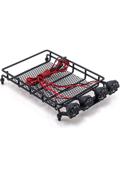 Shuai Yan Mn D90 D99 MN90 MN99S Için 1/12 Rc Araba Yükseltme Parçaları Metal Bagaj Taşıyıcı Tepsi Portbagaj LED Işık Aksesuarları ile Shuai Yan Mn D90 D99 MN90 MN99S Için 1/12 Rc Araba Yükseltme Parçaları Metal Bagaj Taşıyıcı Tepsi Portbagaj LED Işık Aksesuarları ile