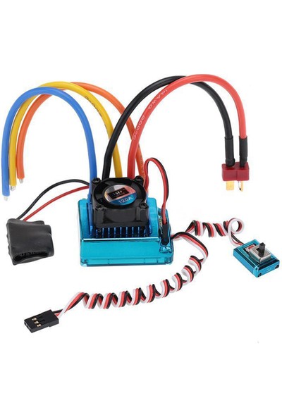 Shuai Yan Rc Için 120A Sensörlü Fırçasız Hız Kontrol Esc 1/8 1/10 1/12 Araba Paletli Shuai Yan Rc Için 120A Sensörlü Fırçasız Hız Kontrol Esc 1/8 1/10 1/12 Araba Paletli