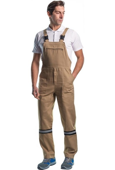 Şensel, Reflektörlü Bahçıvan Tulum, Bej -8E1911- Üniforma