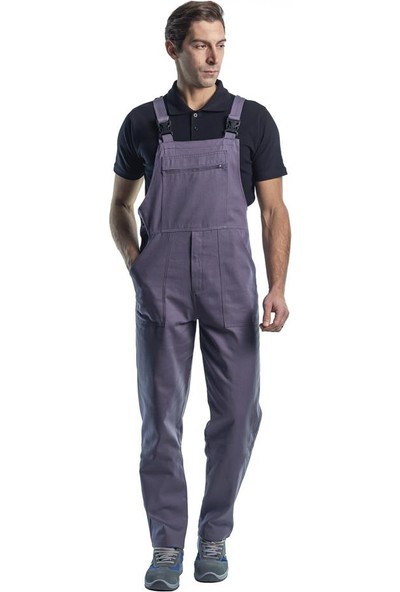 Şensel, Bahçıvan Tulum, Koyu Gri -8E432- Askılı Tulum, Üniforma Şensel, Bahçıvan Tulum, Koyu Gri -8E432- Askılı Tulum, Üniforma