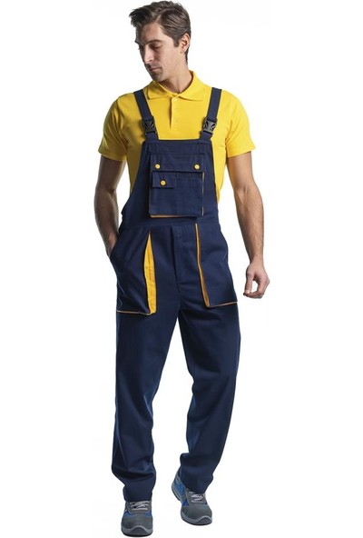 Şensel, Taraftar Bahçıvan Tulum, Lacivert-Sarı (8E345) Salopet Şensel, Taraftar Bahçıvan Tulum, Lacivert-Sarı (8E345) Salopet