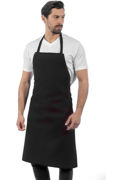 Şensel, Ön Önlük, Siyah, Boyundan Askılı (93E1050)İş Önlüğü-Kafe