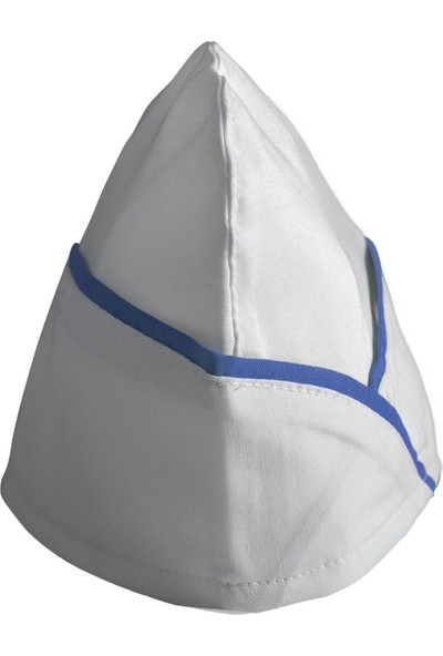 Şensel, Kep, Beyaz, Saks Biyeli (4E793) Aşçı Kepi, İş Kıyafeti Şensel, Kep, Beyaz, Saks Biyeli (4E793) Aşçı Kepi, İş Kıyafeti