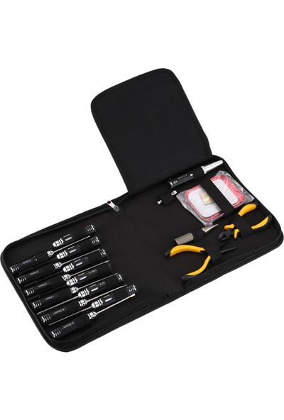 Shuai Yan 1 Takım 18 In 1 Rc Araçları Kitleri Tornavida Pense Altıgen Kol Soket Onarım Kutusu Rc Uçaklar Tamir Için Set, Araba Model Oyuncaklar