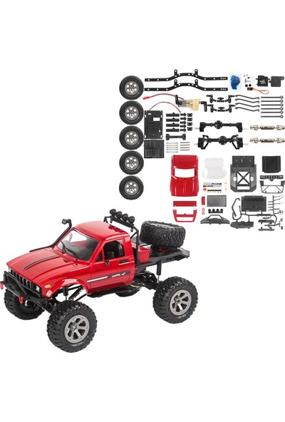 Shuai Yan C14 Portal Aks Demonte Kıt Sürümü 4WD Rc Araba 1/16 Ölçekli Rc Araba Için Wpl C14 Çocuklar ve Yetişkinler Için Hediyeler