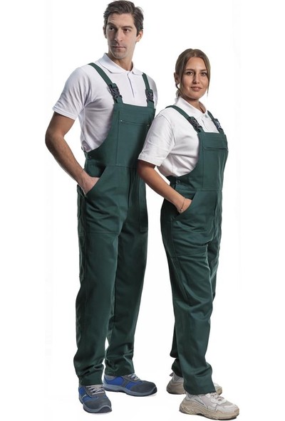 Şensel, Bahçıvan Tulum, Koyu Yeşil-8E421- Askılı Tulum, Üniforma Şensel, Bahçıvan Tulum, Koyu Yeşil-8E421- Askılı Tulum, Üniforma