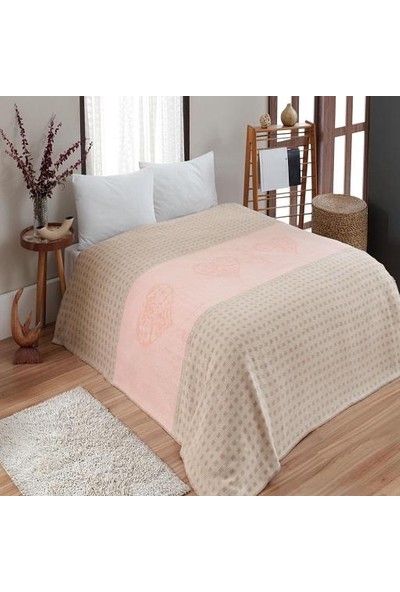 Dinarsu Çift Kişilik Pamuklu Battaniye Becky