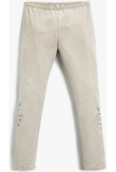 Koton Unicorn Baskılı Tayt