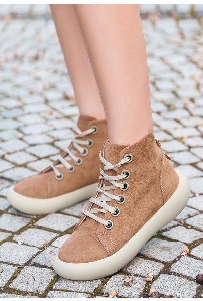 Bpm Dark Koyu Vizon Süet Bağcıklı Bot