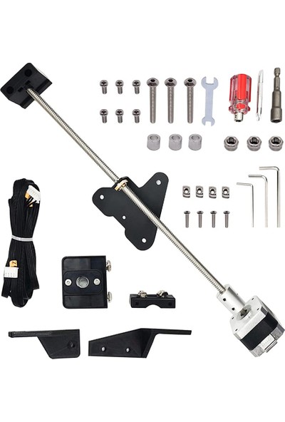 Shuai Yan Ender 3 Için Çift Z Ekseni Kurşun Vidalı Step Motorlu Yükseltme Kiti, Creality Ender 3 Için 3D Yazıcı Aksesuarları Parçaları Shuai Yan Ender 3 Için Çift Z Ekseni Kurşun Vidalı Step Motorlu Yükseltme Kiti, Creality Ender 3 Için 3D Yazıcı Aksesuarları Parçaları
