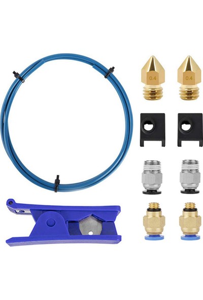 Shuai Yan Capricorn Premium Xs Bowden Boru, Ptfe Tüp Kesici, Pnömatik Bağlantı Parçaları ve Mk8 Çorap ve Nozullar Için 3D Yazıcı Kiti Shuai Yan Capricorn Premium Xs Bowden Boru, Ptfe Tüp Kesici, Pnömatik Bağlantı Parçaları ve Mk8 Çorap ve Nozullar Için 3D Yazıcı Kiti