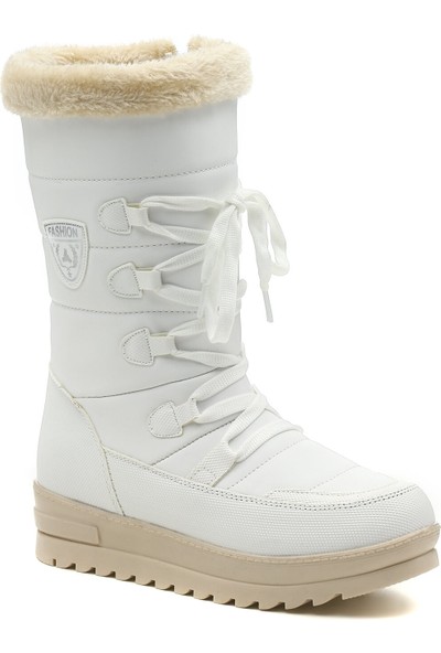 Polaris 318681.Z 1pr Beyaz Kadın Kar Botu