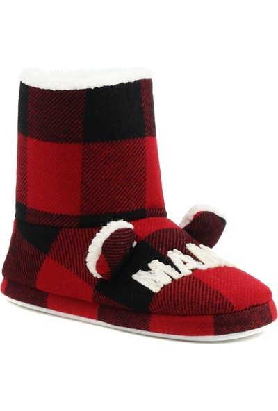 Polaris 601335.Z1PR Kırmızı Kadın Panduf