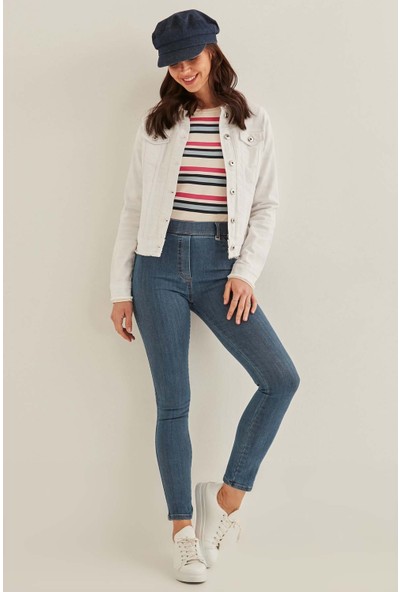 Vitrin Mavi Skiny Denim Pantolon
