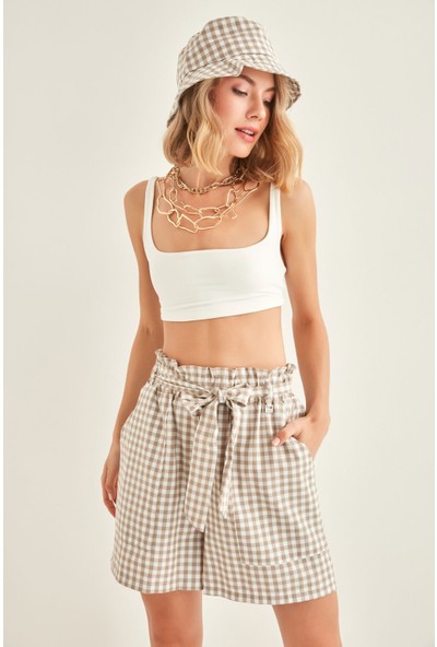 Vitrin Pötikare Desenli Şort