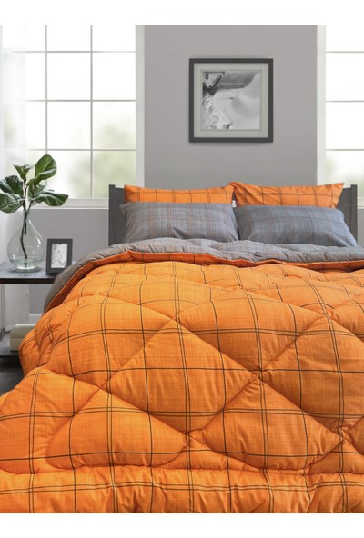 Alla Turca Çift Taraflı Lux Silikon Yorgan Çift Kişilik Ekose Alla Turca Çift Taraflı Lux Silikon Yorgan Çift Kişilik Ekose