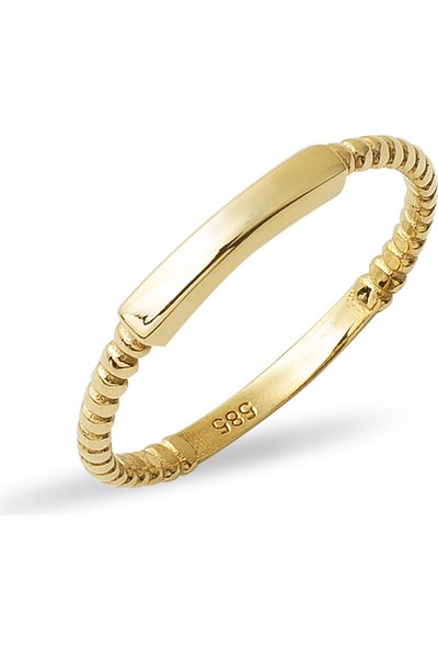 Bilezikci Aynalı Kemer Serçe Parmak Yüzüğü