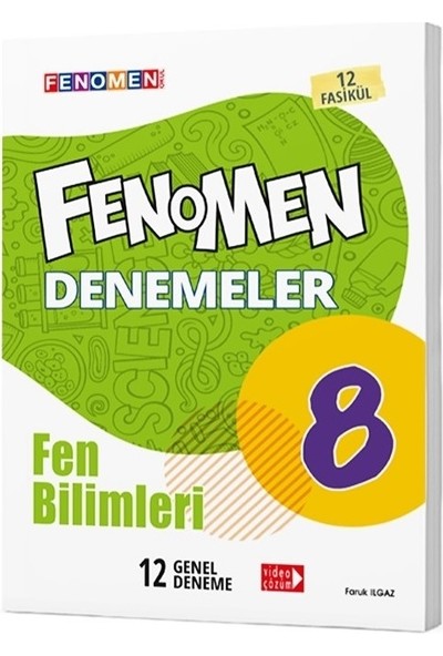 Fenomen 8. Sınıf Lgs Fen Bilimleri 12 Deneme