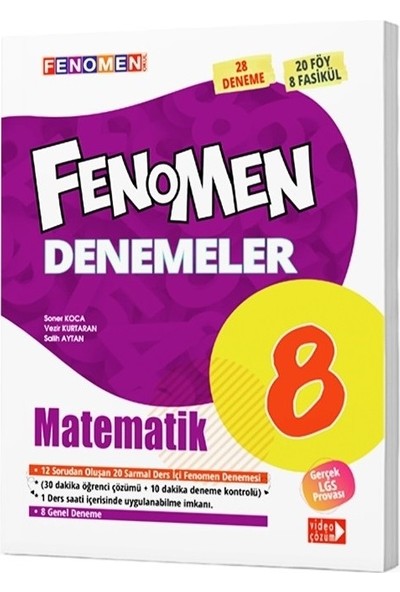 Fenomen 8. Sınıf Lgs Matematik 28 Deneme
