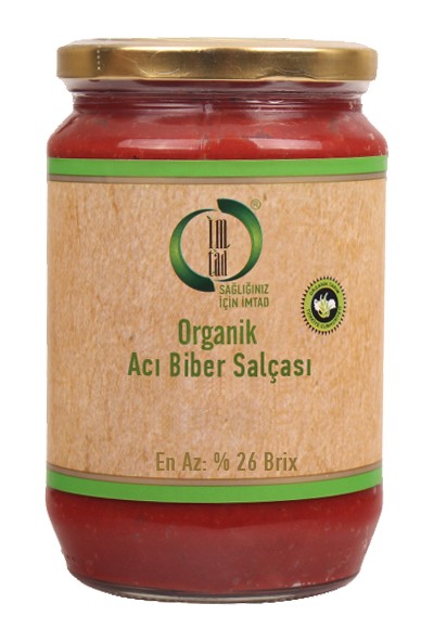 İmtad Organik imtadorganik Organik Acı Biber Salçası