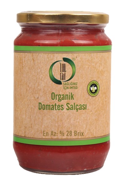 İmtad Organik Domates Salçası 750 gr İmtad Organik Domates Salçası 750 gr