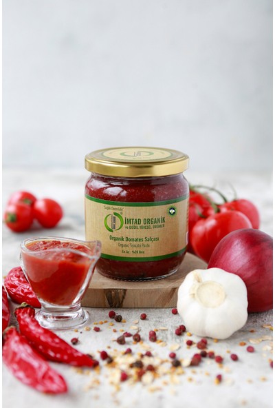 İmtad Organik Domates Salçası 450 gr İmtad Organik Domates Salçası 450 gr