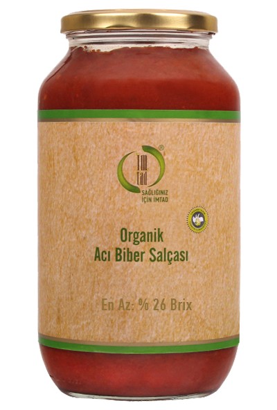 İmtad Organik Acı Biber Salçası 2300 gr