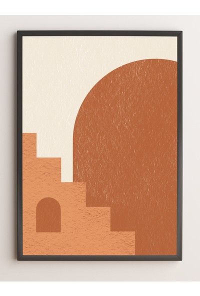 Duo Shop Soyut Çöl Sanatsal Poster - Yüksek Çözünürlük Hd Duvar Posteri - Çerçevesiz